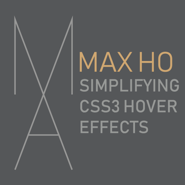 Simplifying CSS3 hover effects